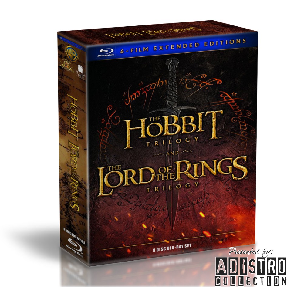 Blu-ray MIDDLE-EARTH COLLECTION EXTENDED Edition BOX SET COMPLETE ...