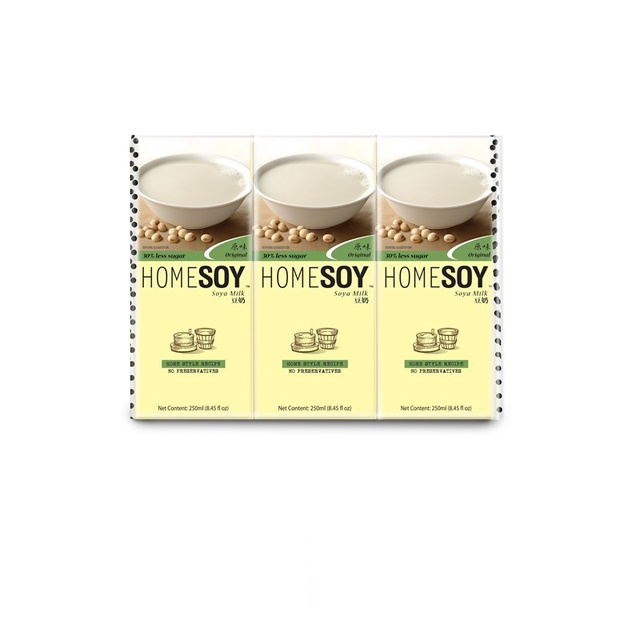 Homesoy Soya Milk Original (250Mlx6) | Shopee Singapore