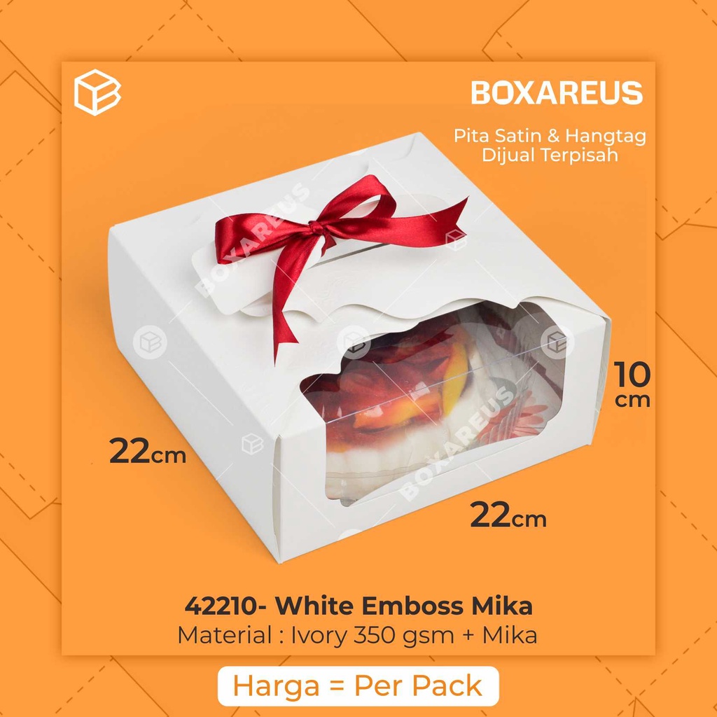 Mika Cake Packaging Box Cake Box Packaging Box | 42210 (10 pcs ...
