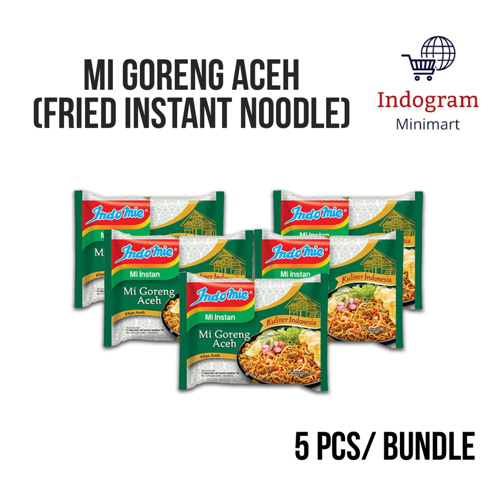 (5 pcs/ Bundle) Indomie Mi Goreng Aceh (dry) | Shopee Singapore