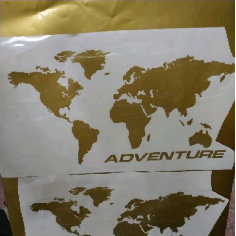 STICKER PETA BUMI for custom size | Shopee Singapore