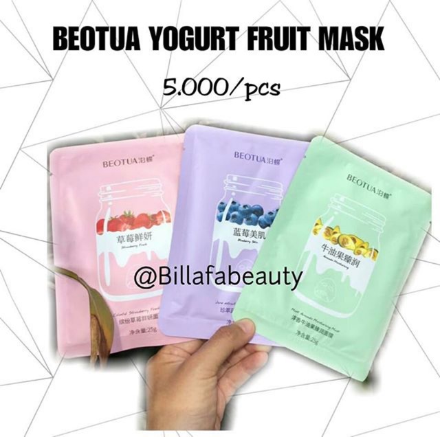 Beotua Yogurt Fruit Mask (sheetmask) | Shopee Singapore