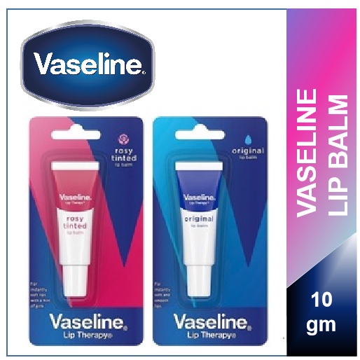 Vaseline Lip Balm Original / Rosy Tinted, 10g | Shopee Singapore