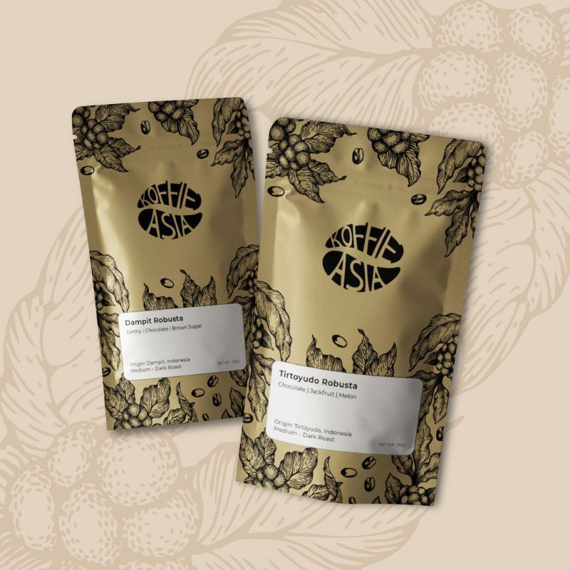 Bundle-of-2 Bags of Specialty Robusta Coffee by KoffieAsia - 250g Each ...