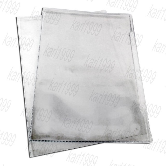 Pemegang Fail L-Shape PVC A4 (12pcs) / A4 PVC L Shape Document Holder ...