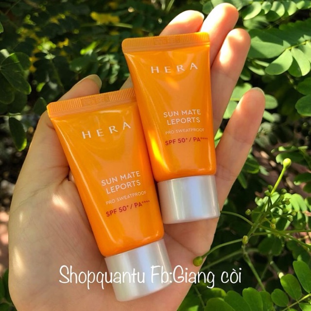 Hera Sun Mate Leports Sunscreen SPF50 + / PA + + + (15ml) | Shopee ...