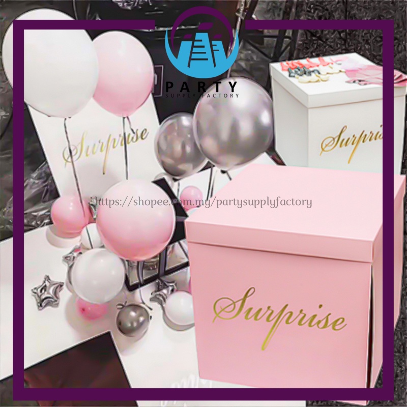 Big BOX FOR DECO SURPRISE BOX DIY / BIG GIFT BOX FOR DECO | Shopee ...