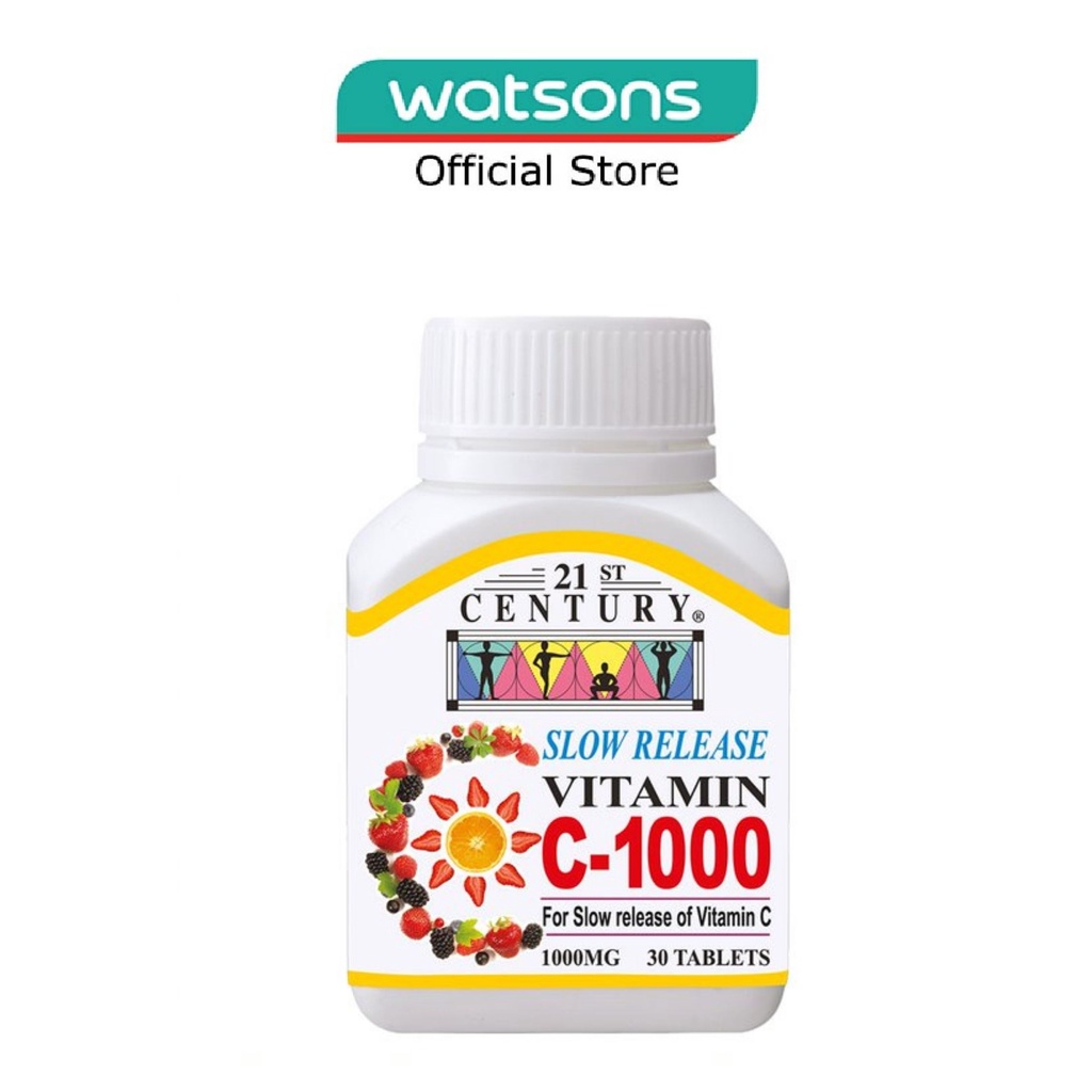 21ST CENTURY Slow Release Vitamin C-1000 Tablets (Maintain Body ...