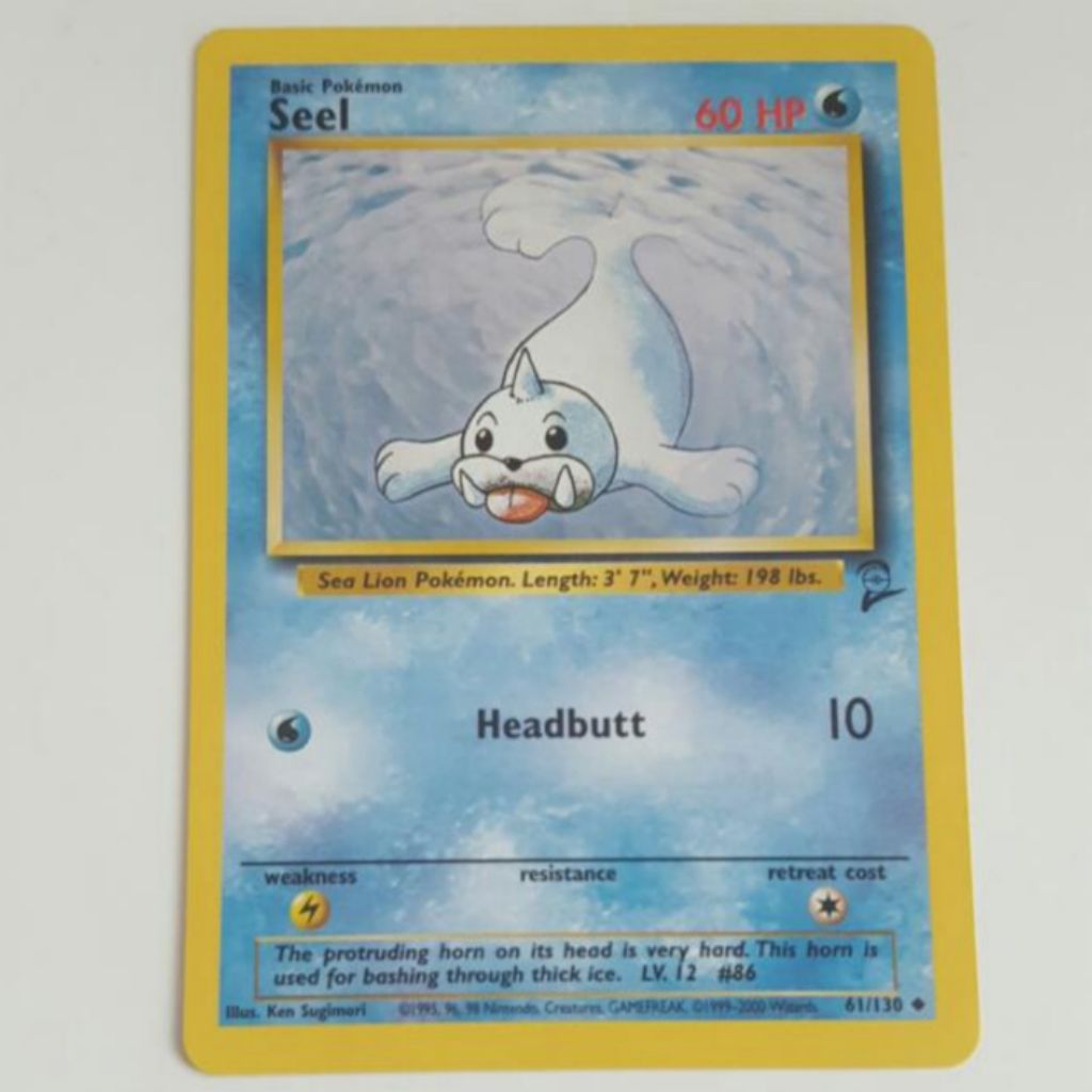 Seel Pokemon Trading Card | Shopee Singapore