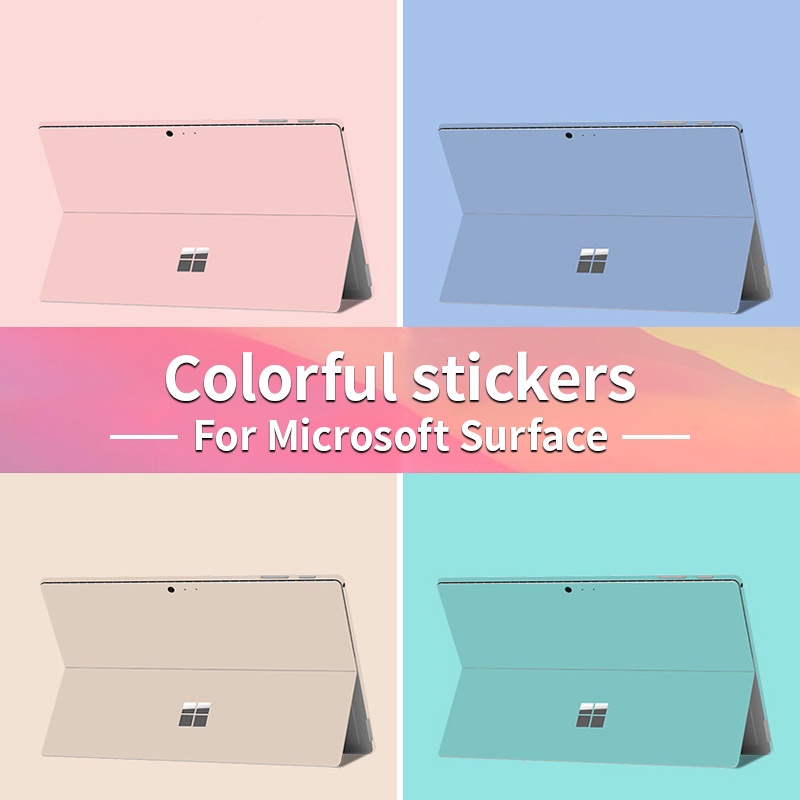 Laptop Skin Microsoft Surface Pro 3 4 5 6 7 Skin Sticker Pure Color ...