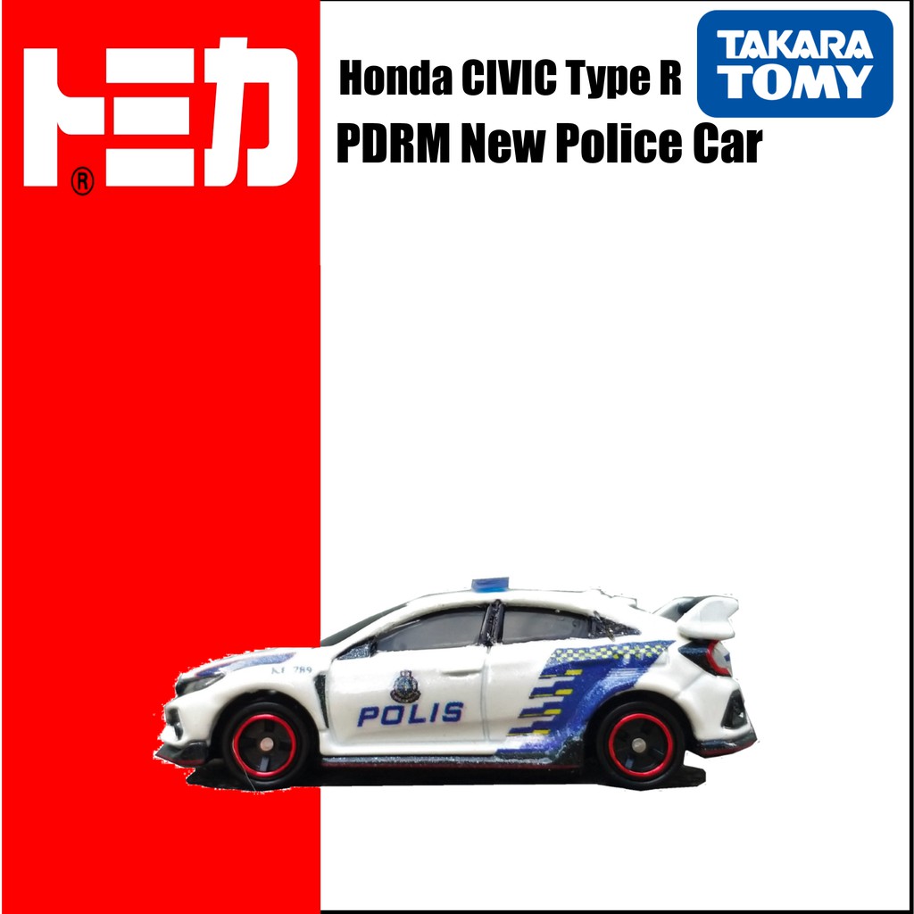 POLIS CIVIC: 1:64 Tomica Honda Civic Polis Diraja POLICE CAR Model ...