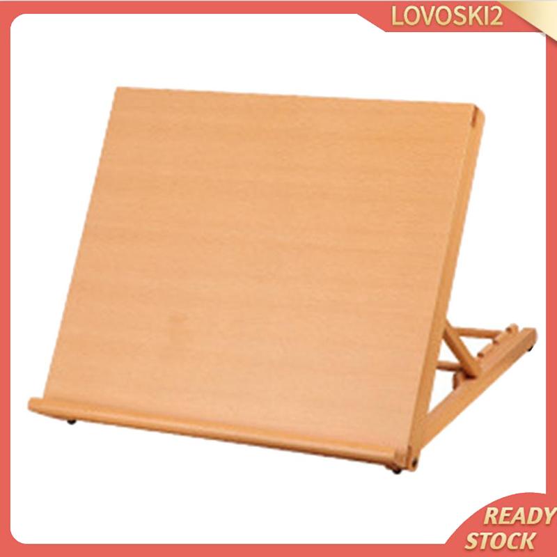 Wooden Desk Easel Adjustable Tabletop Easel Craft Drawing Sketch ...