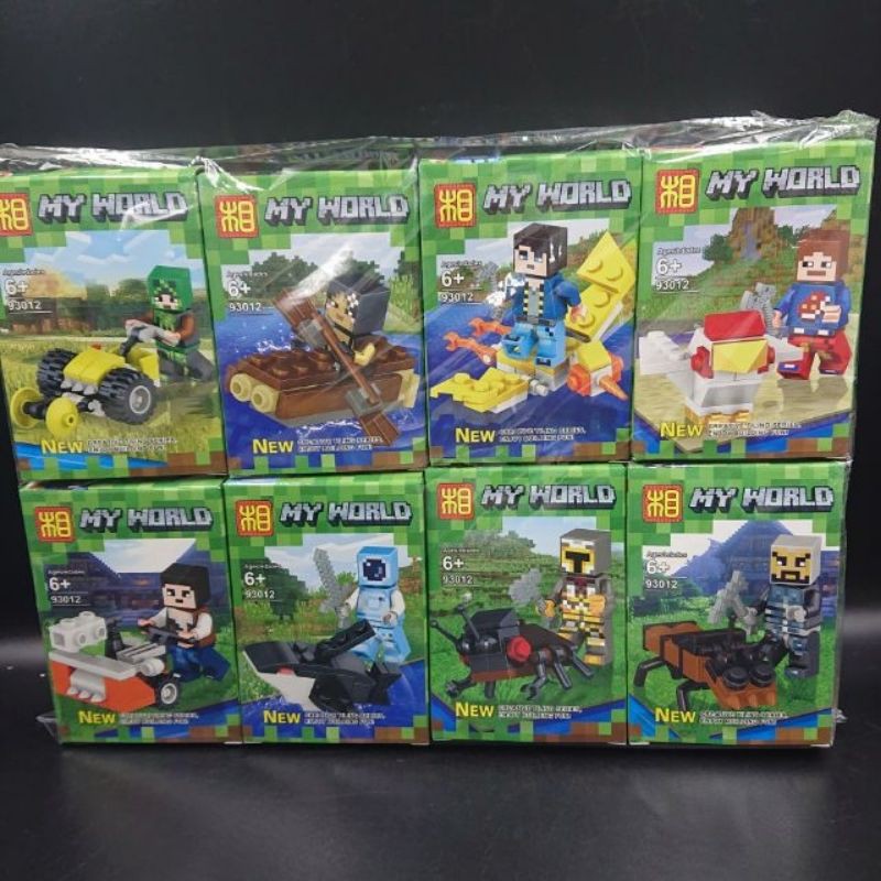 Lego MineCraft My World 93012 Full Set Of Premium Grade Good Work ...