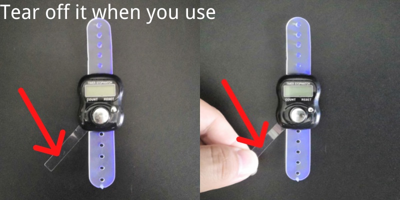 Finger Timer Stopwatch Mini Portable Light Weight Auto Resettable ...