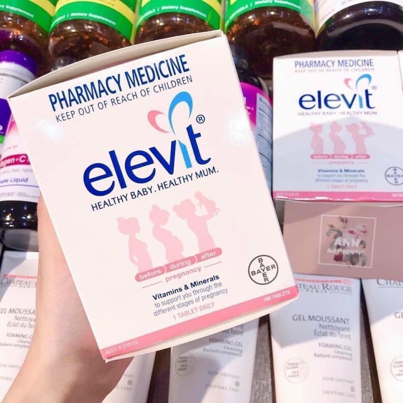 Elevit Pregnancy Multivitamin Box for Women Before, During and After ...