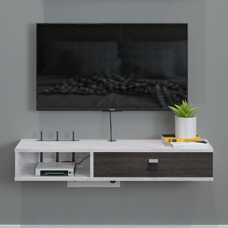 [Ready Stock] TV console nordic wall-mounted TV cabinet wall cabinet ...