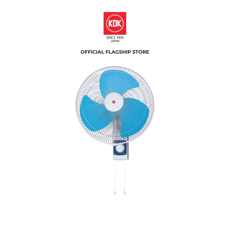 KDK M40CS Wall Fan with Pull Switch and 3-Speed | Shopee Singapore