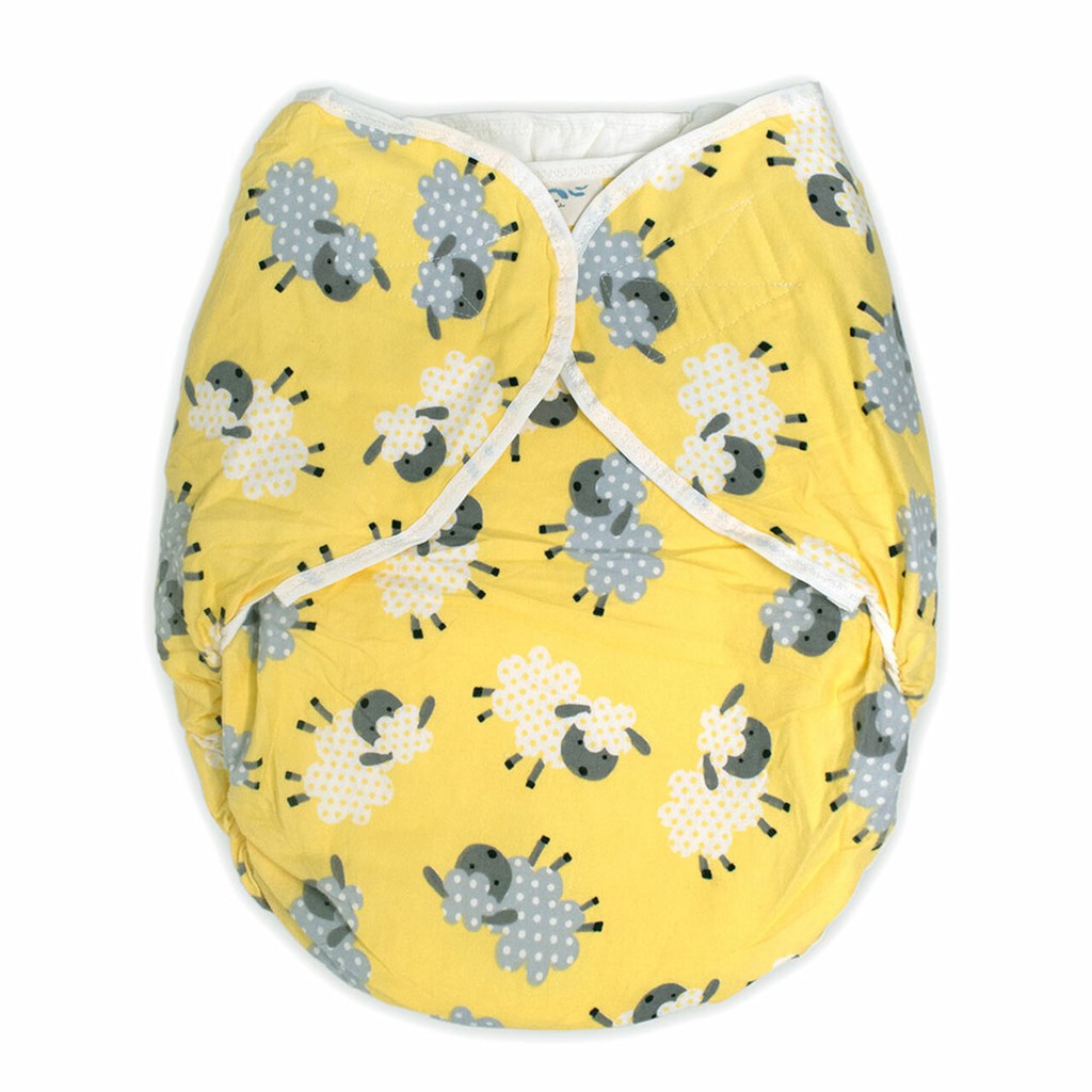 ABDL-Yellow Sheep Towel Diaper Yellow Baa Adult Night Washable Diapers ...