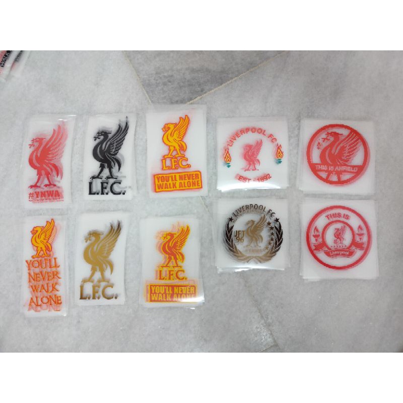 Liverpool birds logo A7 size Iron On sticker 利物浦 鸟队徽烫印贴纸 | Shopee Singapore