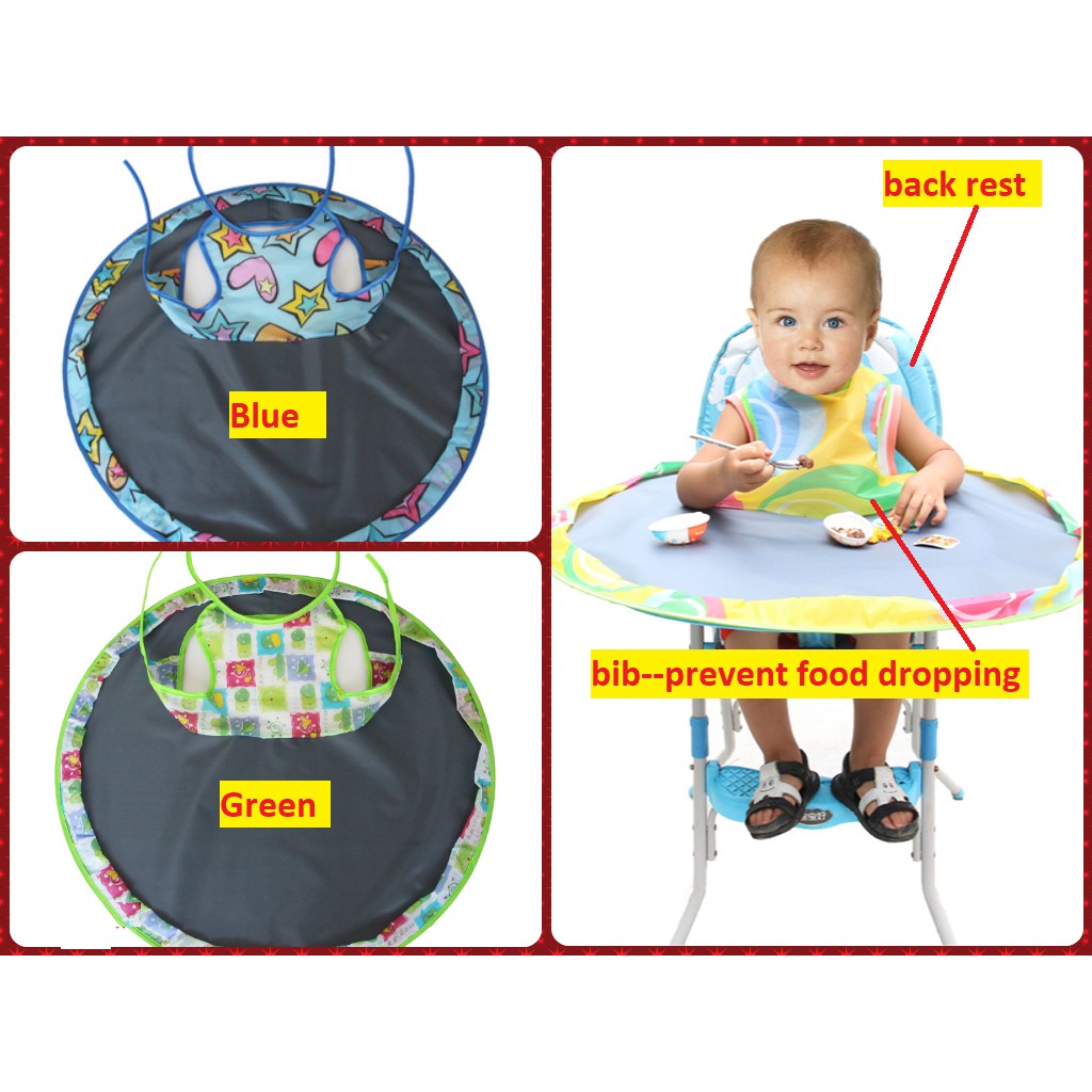 High chair cover baby chair cover feeding eating table mat infant ...