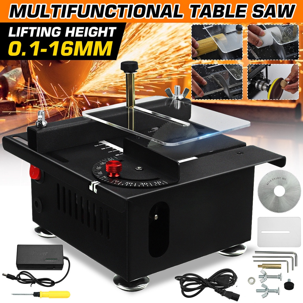 Mini Electric Table Saw Multifunctional Woodworking Bench Saw ...
