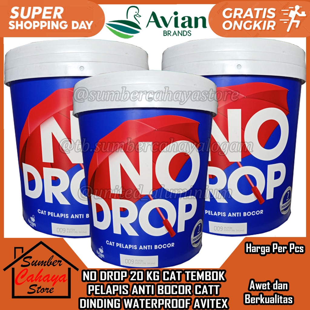 No Drop Wall Paint 20Kg Exterior Anti-Leak Waterproofing 20 KG WALL ...