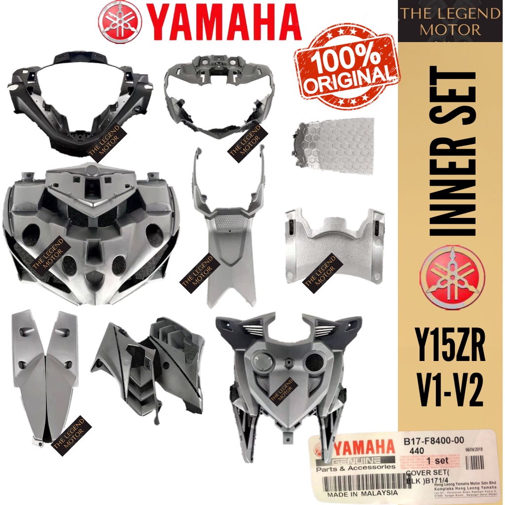YAMAHA Y15ZR Y15 V1 V2 BODY INNER SET COVERSET COVER SET NON COLOUR ...