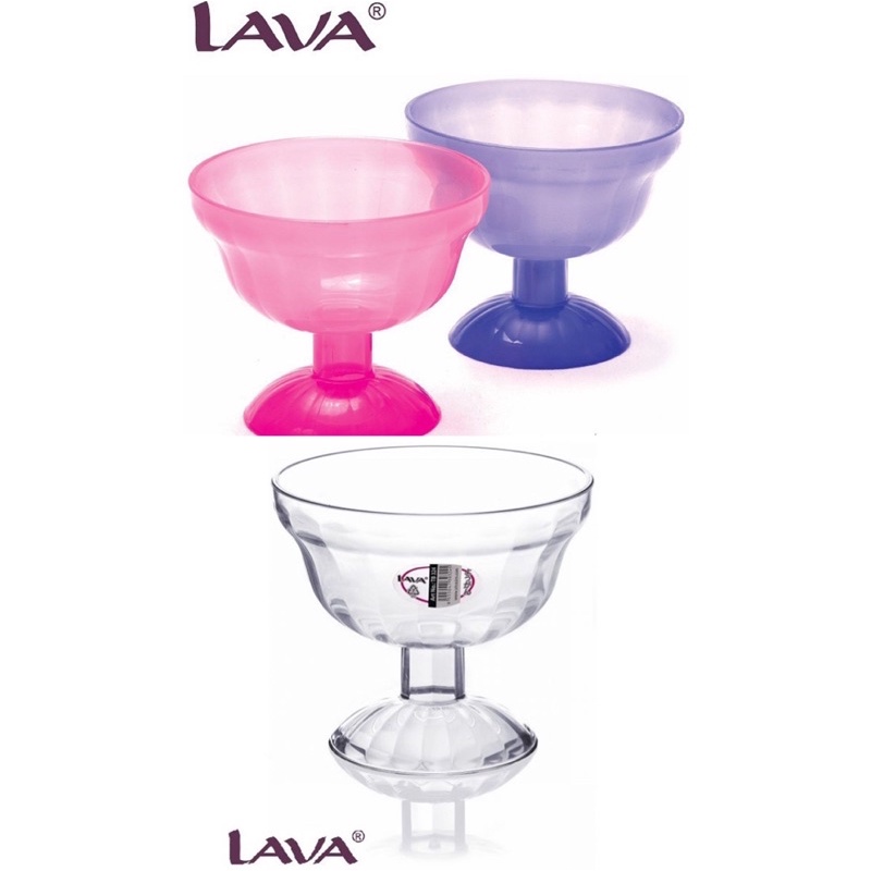LAVA 15oz 444ml Transparent Ice Cream Cup Tumbler / Cawan ABC Cendol ...