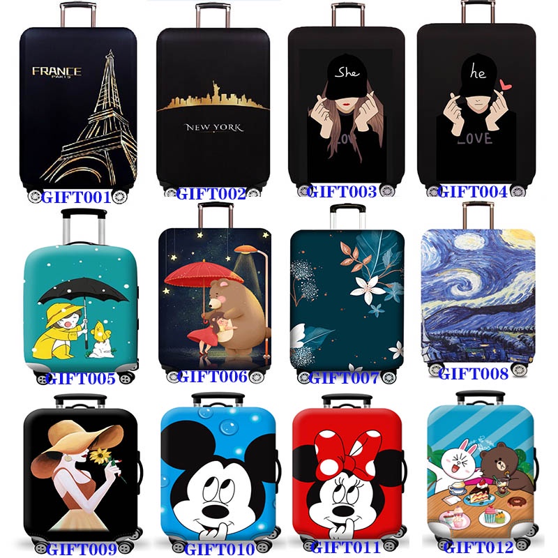GIFT001-012 Luggage Cover Suitcase Cover Thick Stretch Travel Bag ...