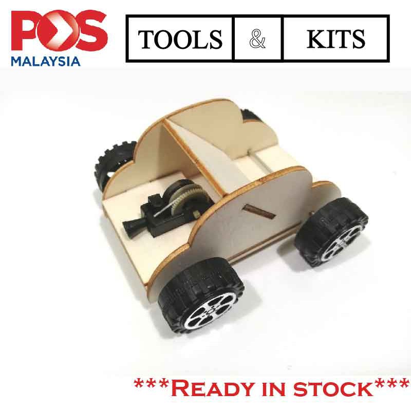 Wooden Toy Car Wind-up Mechanism for STEM Education | Shopee Singapore