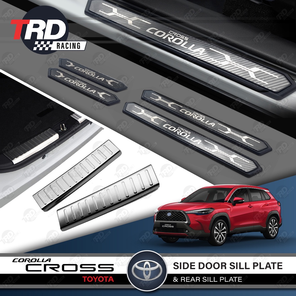 [STEP SILL PLATE] Toyota Corolla CROSS 2022 - 2024 Door Side Car Rear ...