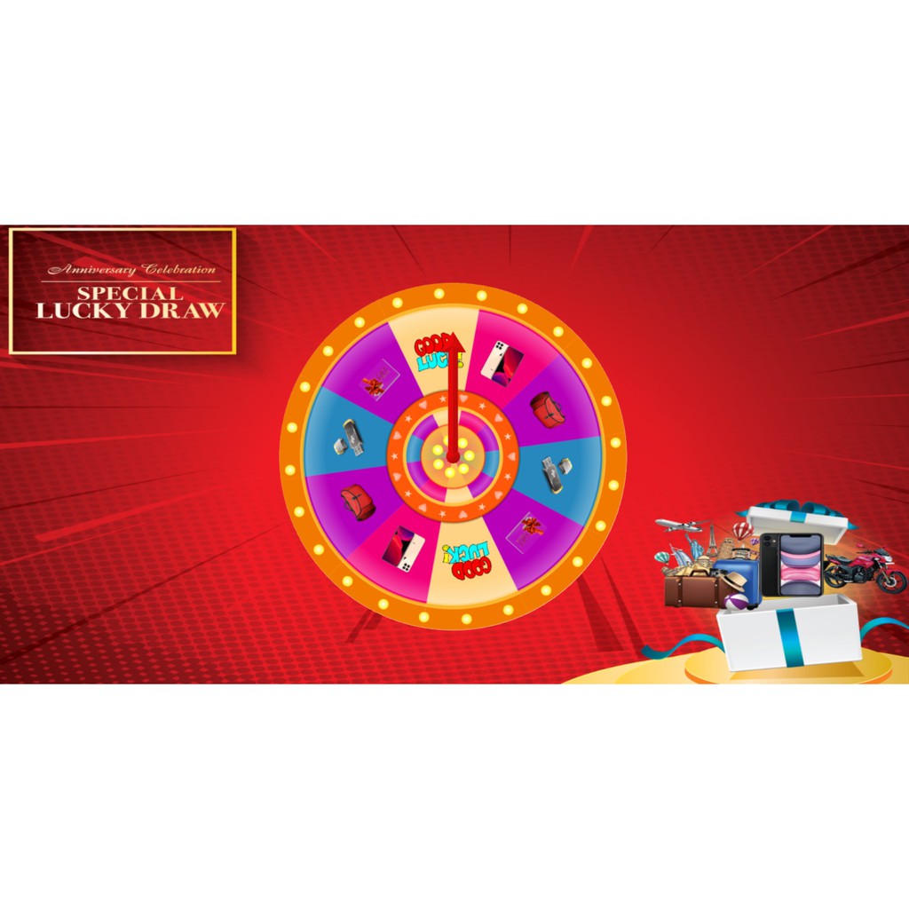 Wheel of Fortune Lucky Draw | Shopee Singapore