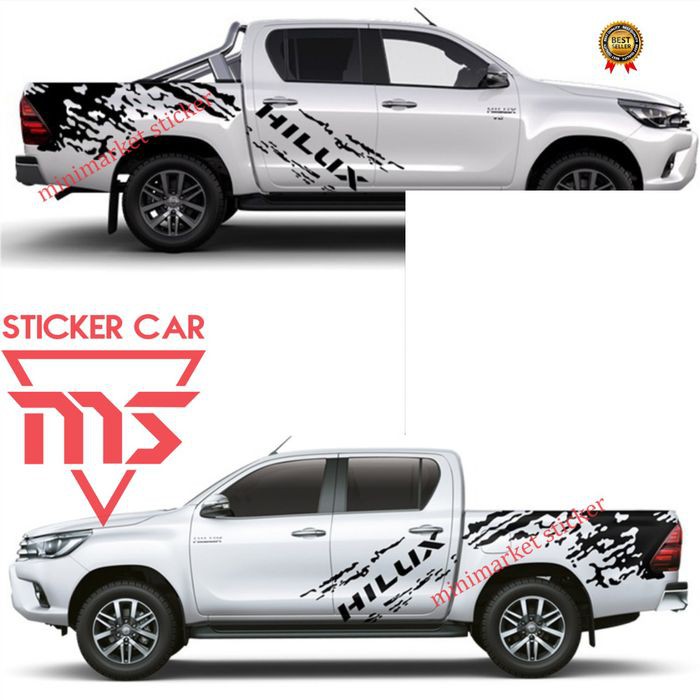 Hilux STICKER HILUX OFF ROAD CAR STICKER 4X4 SIDE BODY MUD | Shopee ...