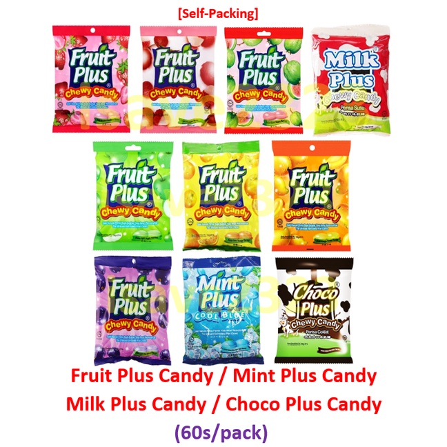 [Self-Packing] Fruit Plus Candy / Mint Plus Candy / Milk Plus Candy ...