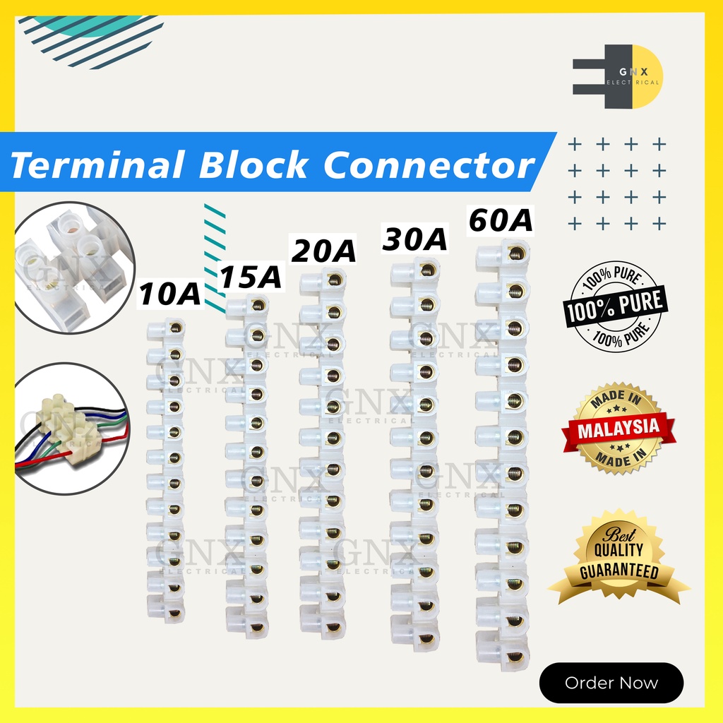 10A 15A 20A 30A 60A PVC Wire Cable connector/terminal block connector ...