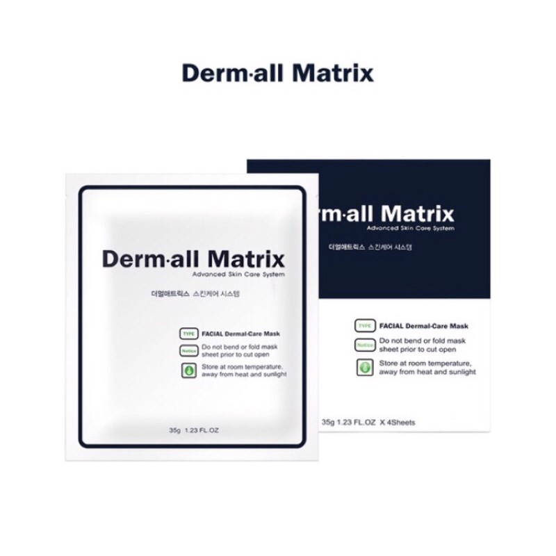 Derm-all Matrix Mask (Instant skin lifting and tightening) | Shopee ...