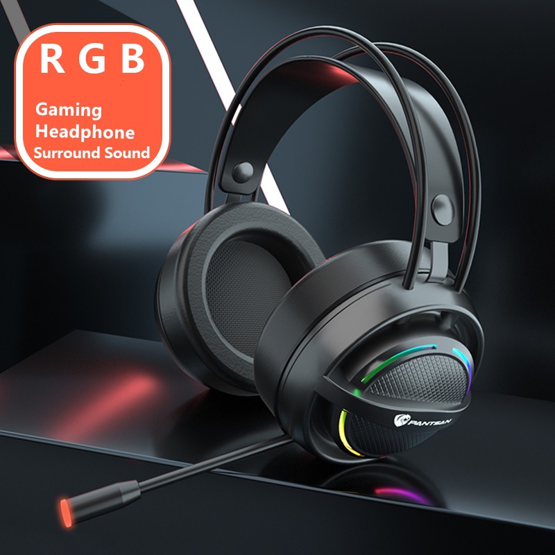 PSH100 Gaming Headphone 3.5mm Plugs Wired Headsets with Mic Over Ear ...