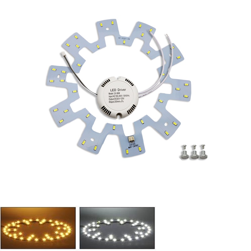 LED 12W 18W 24W Round Light Ceiling Light with driver Replace Tube ...