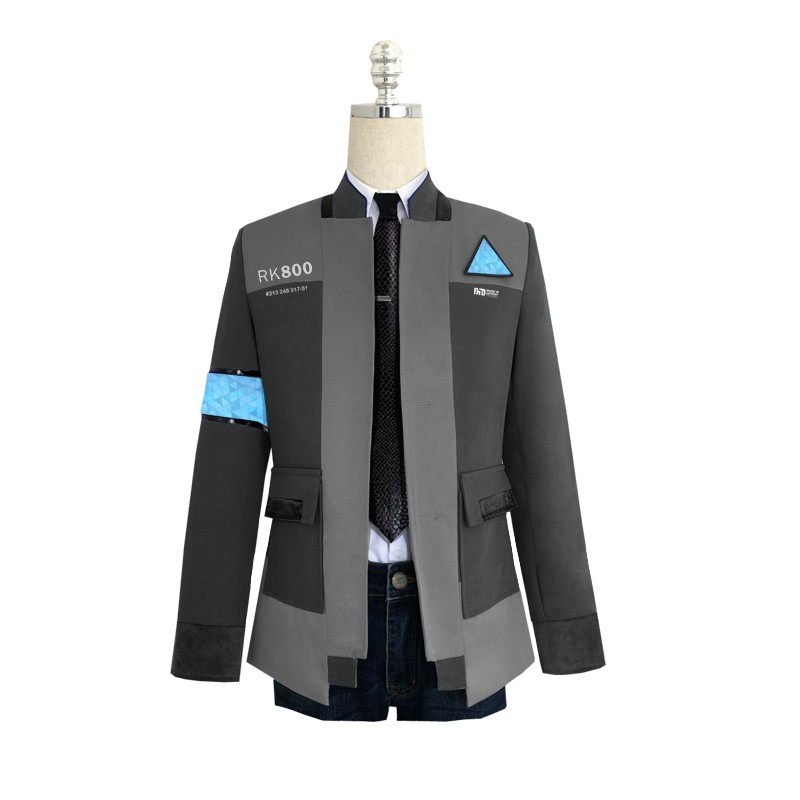 Game Detroit: Become Human Connor RK800 Agent Uniform Suits Cosplay ...