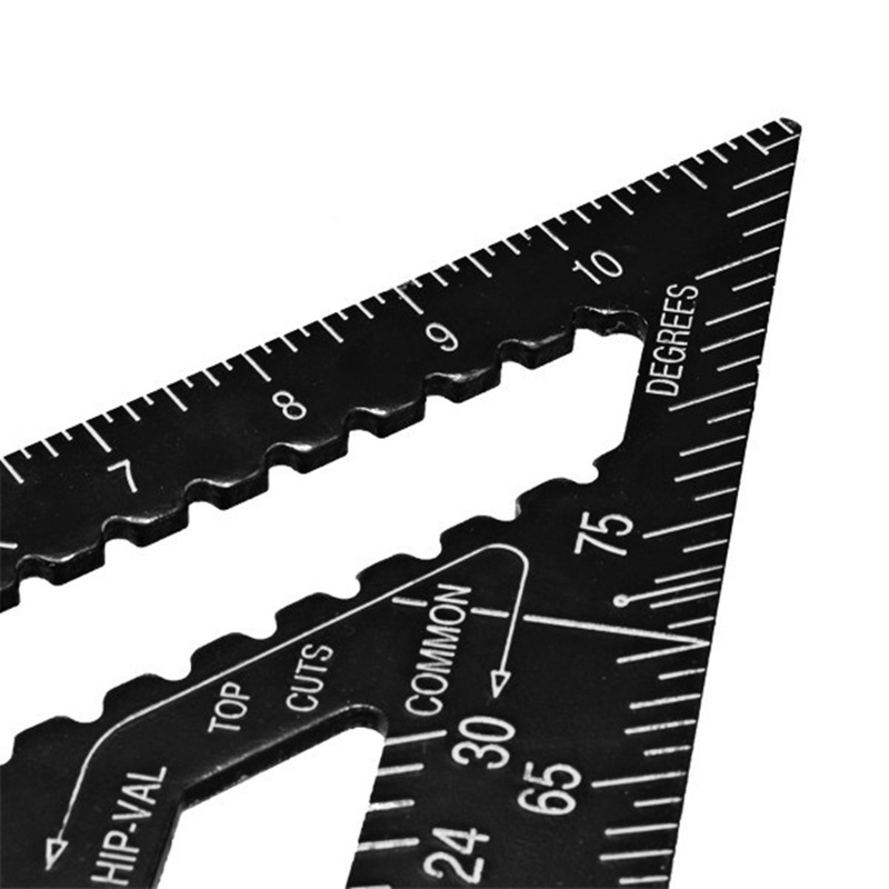12" Speed Square Metric Aluminum Alloy Triangle Ruler Squares for ...