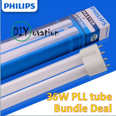 Philips Master PLL/ 36W 4 Pin 2G11 tube/ 6500K Daylight/ Ceiling light tube bulb | Shopee Singapore