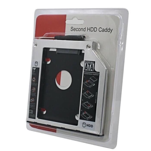 Ssd HDD Caddy 12.7mm Thick SATA DVD Slot Hardisk | Shopee Singapore