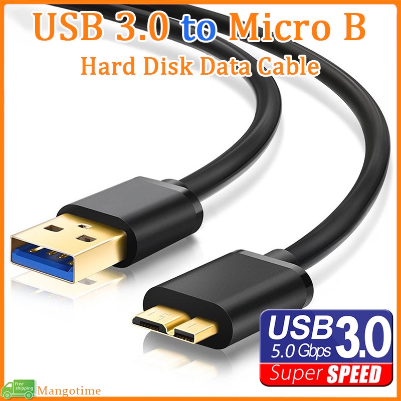 【Fast Ship】5Gbp High Speed Hard Disk Data Cable USB 3.0 To Micro B ...
