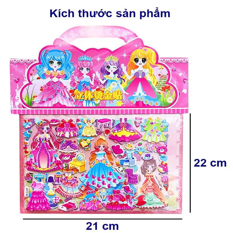 Set Of 6 Super cute Stickers (1 Set Of 3 Princesses) | Shopee Singapore