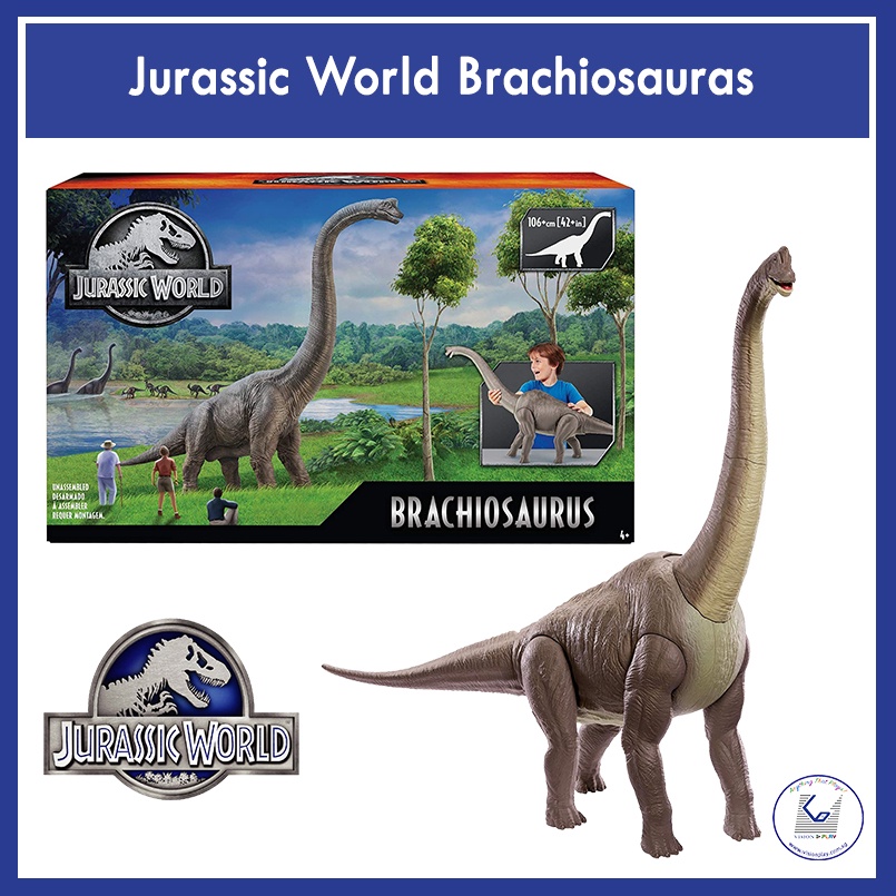Mattel Jurassic World Giant Legacy Collection Brachiosauras 70cm Height ...