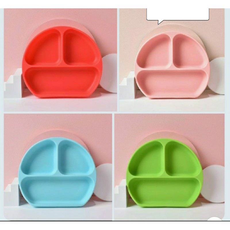 Round silicone baby tray (With vacuum base) | Shopee Singapore