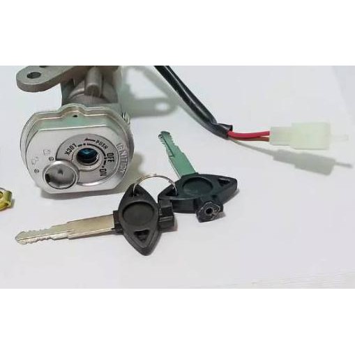 MIO SOUL/FINO CARBU CONTACT KEY SET FRONT REAR + SEAT KEY | Shopee ...