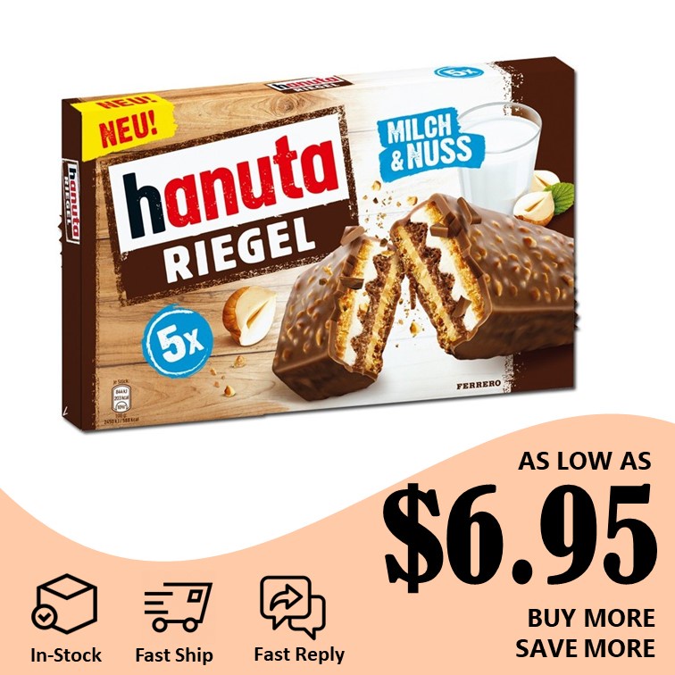 Hanuta Riegel Ferrero Chocolate Biscuit Wafer | Shopee Singapore