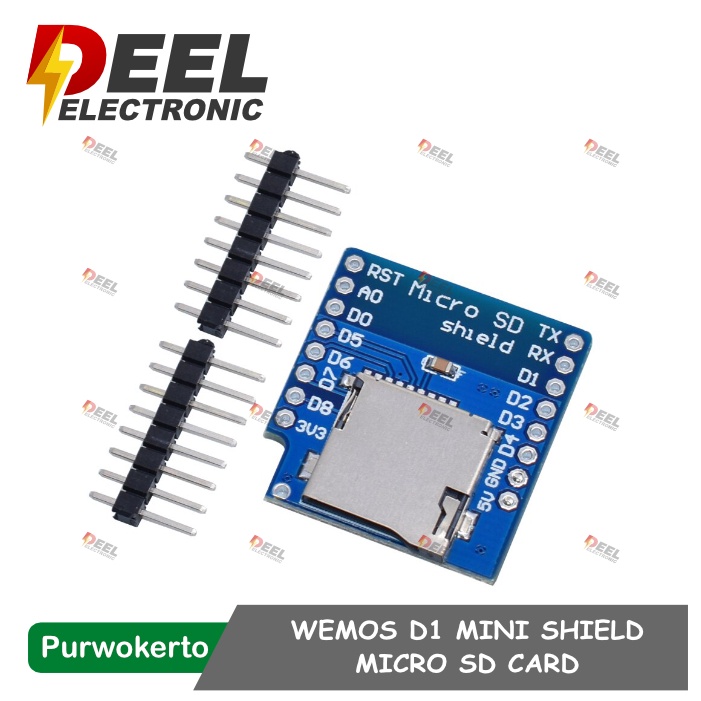 MICRO SD CARD SHIELD FOR WEMOS D1 MINI TF WIFI ESP8266 COMPATIBLE SD ...