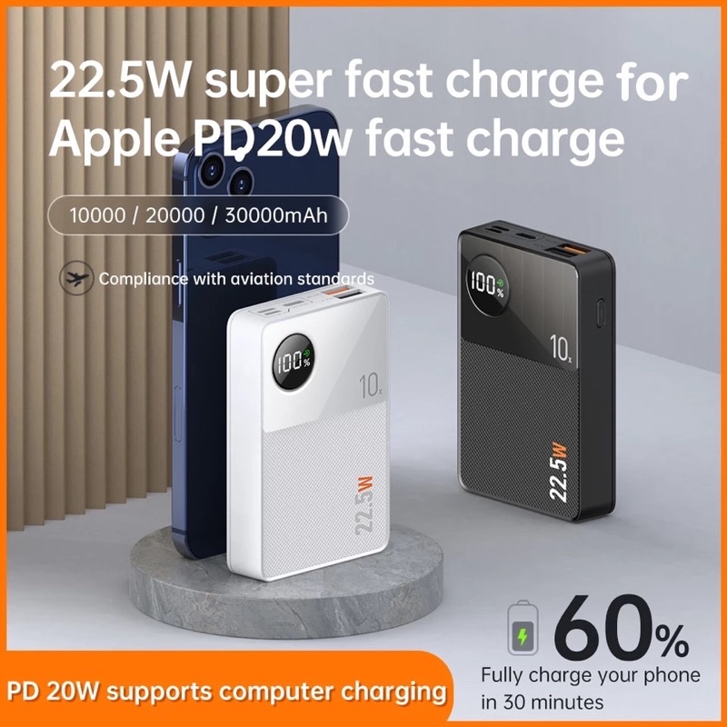 Power Bank PD 20W/22.5W Fast Charging for phone/pad/laptop Power bank ...